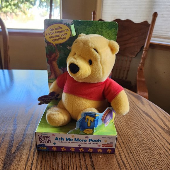 Fisher-Price | Toys | Fisher Price Vintage 200 Ask Me More Pooh Plush ...